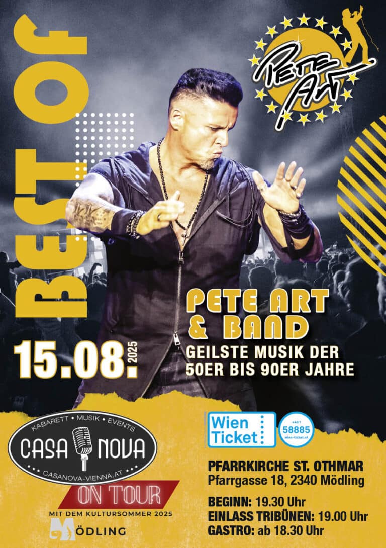 Pete Art & Band - Best Of | Casanova Vienna
