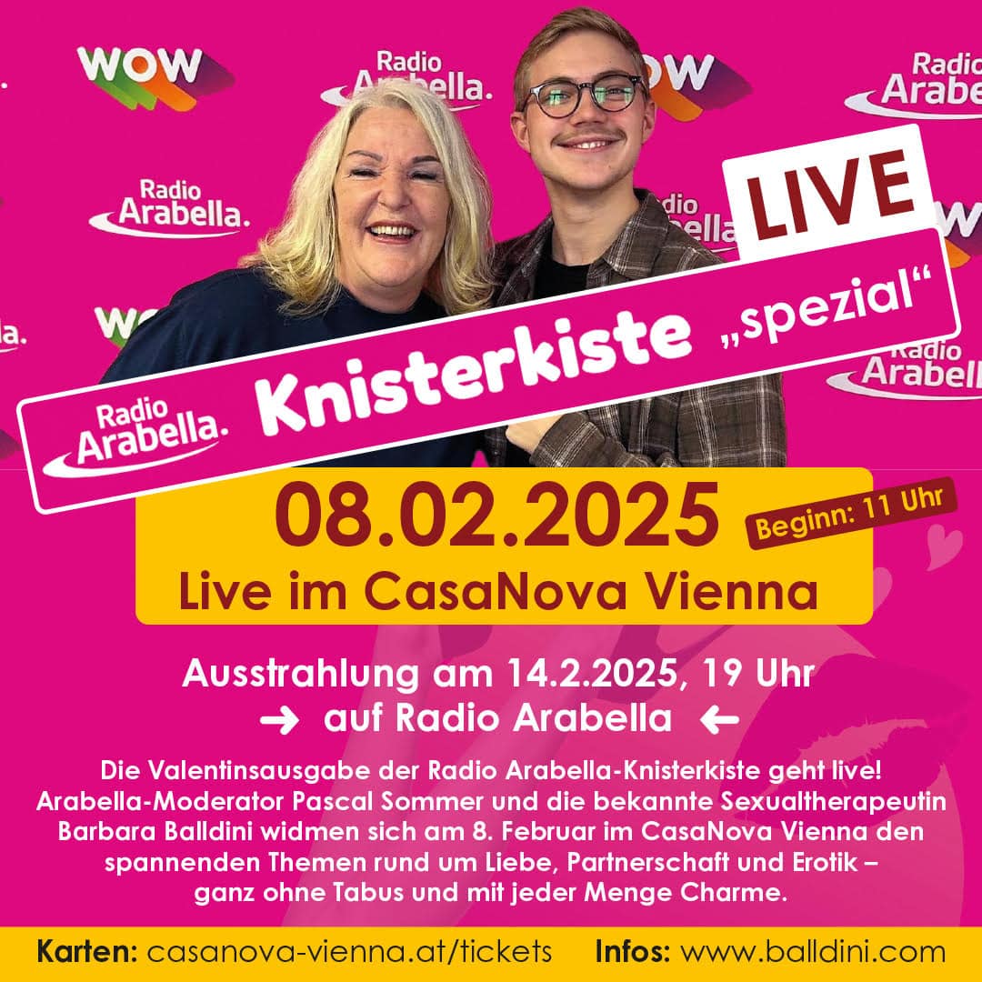 Radio Arabella-Knisterkiste "spezial" - mit Barbara Balldini | Casanova ...