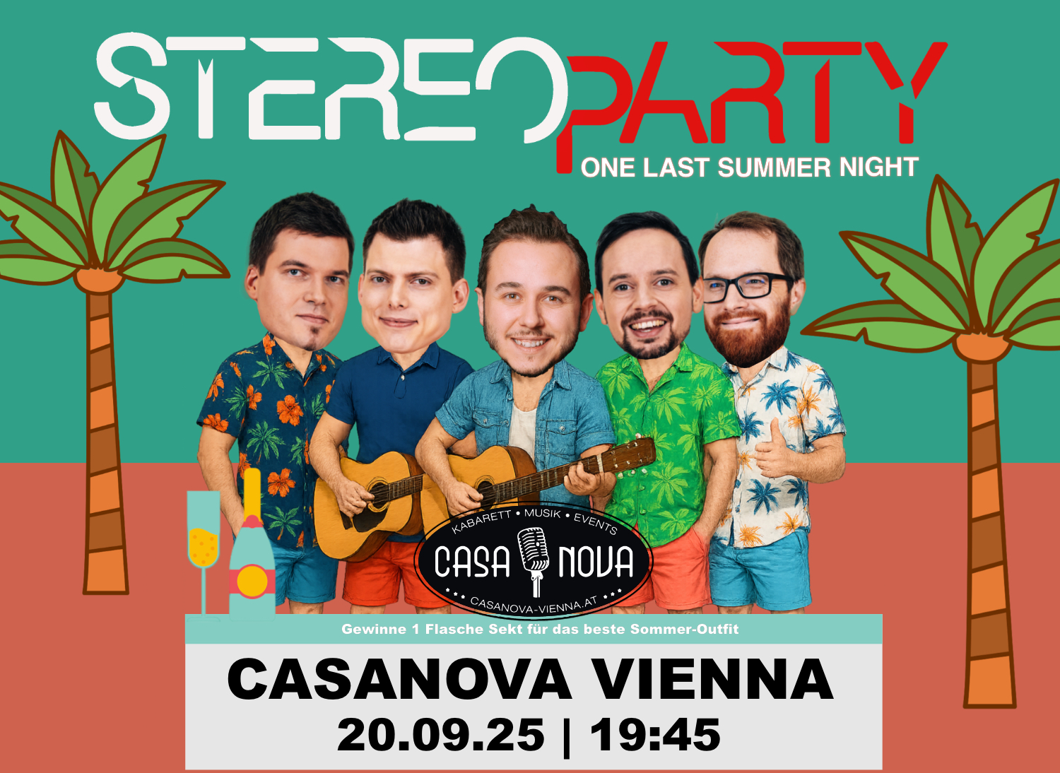 Stereoparty - "One last Summer Night" - Feiern bis der Herbst kommt ...
